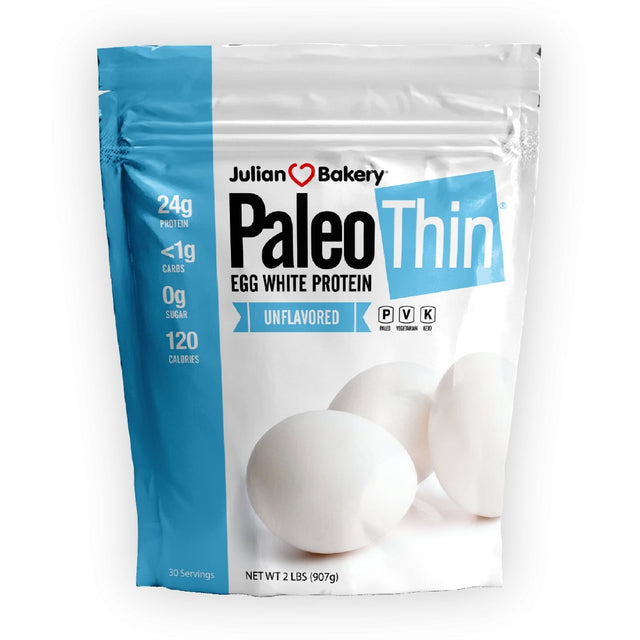 Julian Bakery Egg White Protein Powder Unflavored | 24g Protein | High ...